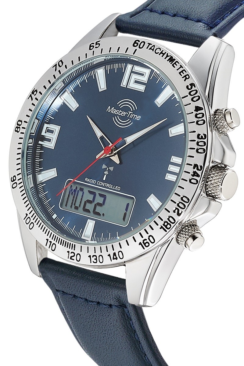 Funk Quarz Herren Sporty Big Date Chronograph Metall MTGA-10876-32L